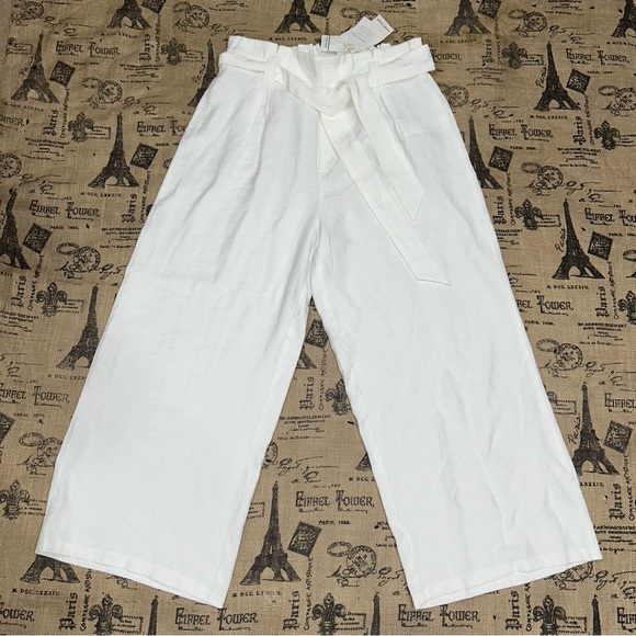 NAF NAF | Pants & Jumpsuits | Naf Naf Paris Nwt Crudo Puro White Tie ...